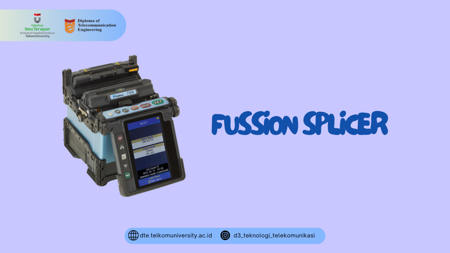 Mengenal Fussion Splicer, Cara penggunaan, Serta Kuntungannya | D3 ...